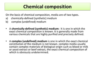 Culture media and types | PPTX