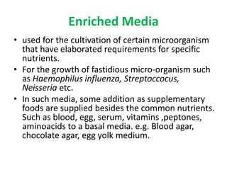Culture media and types | PPTX
