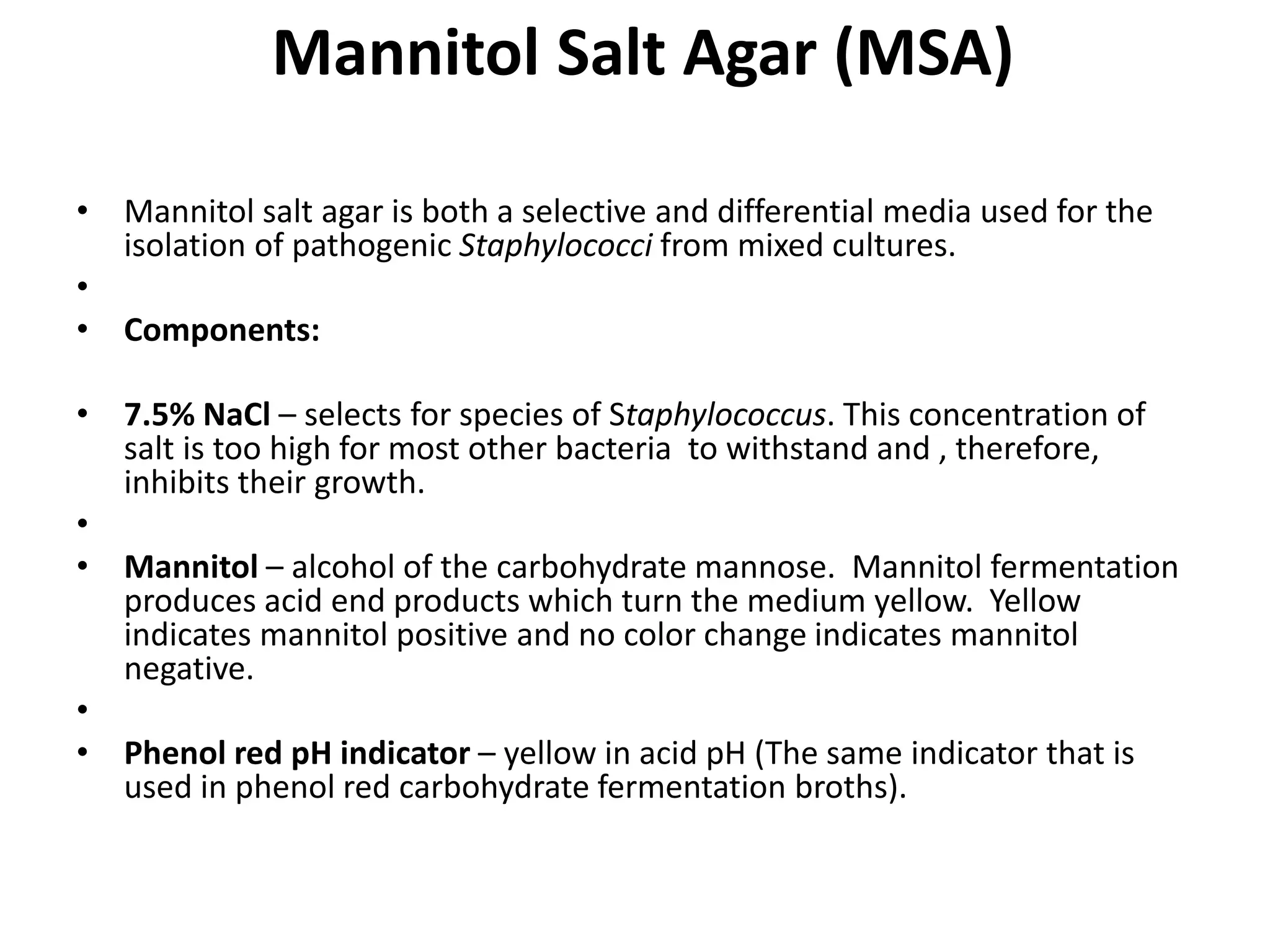 Culture Media for different Microorganism | PPTX