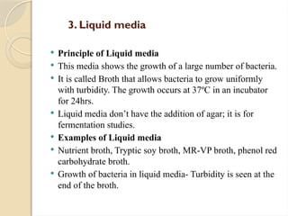 Microbiology - Culture media, types.pptx