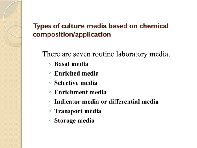 Microbiology - Culture media, types.pptx