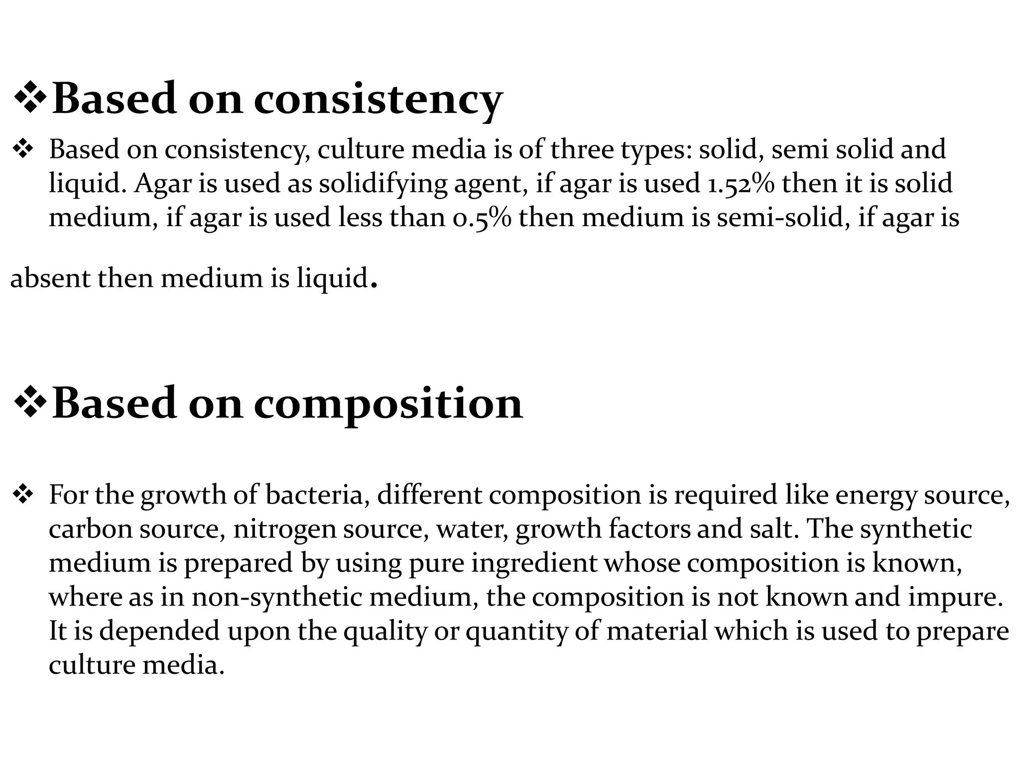 Culture media Types, Nutritional requirement, Raw.pptx