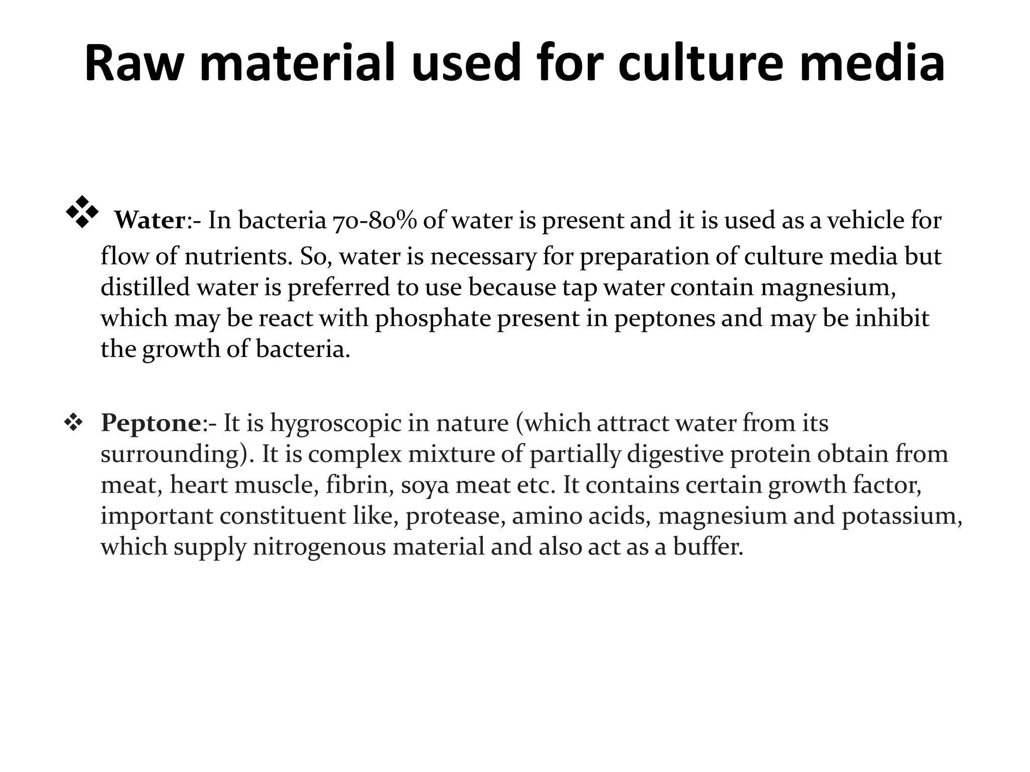 Culture media Types, Nutritional requirement, Raw.pptx
