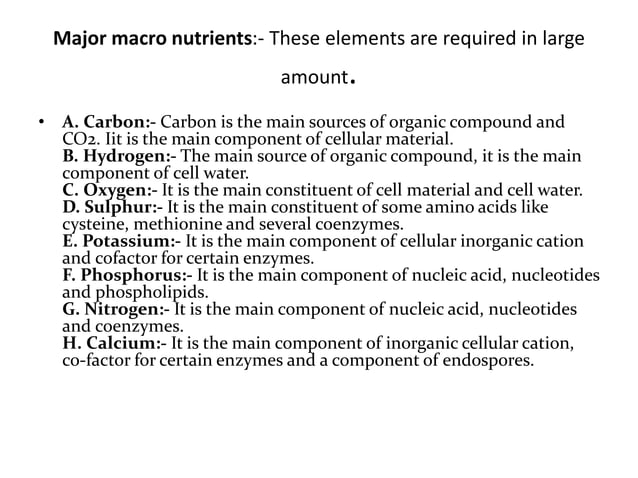 Culture media Types, Nutritional requirement, Raw.pptx | Nutrition ...