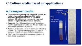 Culture media use in microbiology | PPTX