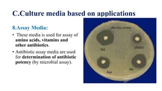 Culture media use in microbiology | PPTX