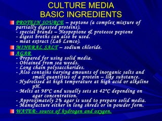 Culture media | PPT