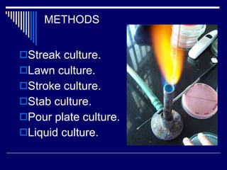 Culture methods | PPT