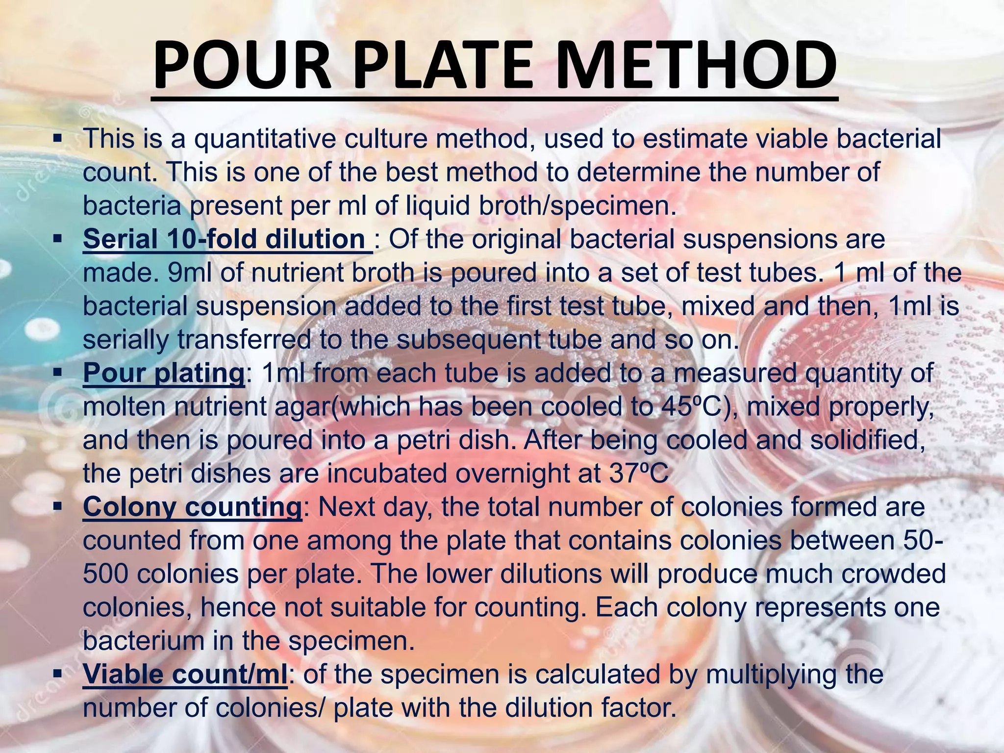 CULTURE METHODS | PPTX | Infectious Diseases | Diseases and Conditions