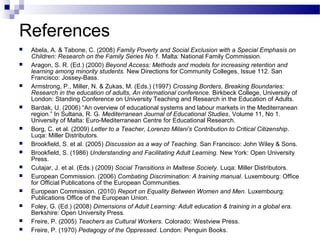 Culture, Minorities, Equity & Adult Education by Annabel Desira ...