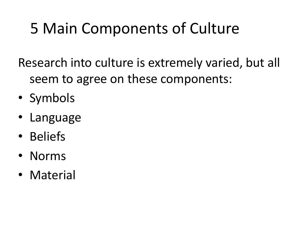 Culture, norms and values 1
