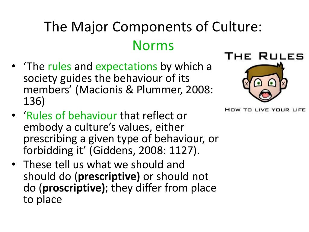 Culture, norms and values 1