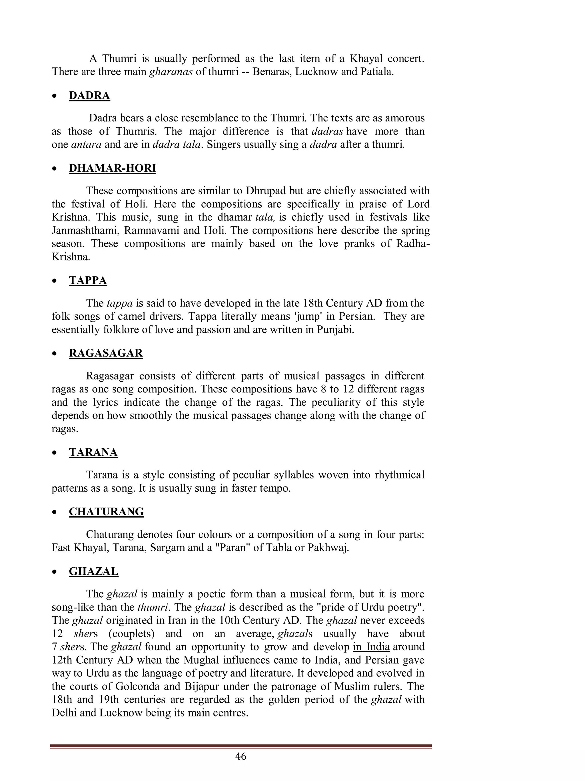 Culture notes for mains ,from ccrt india helpful for ias aspirants | PDF