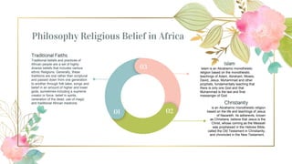 Culture of africa | PPTX