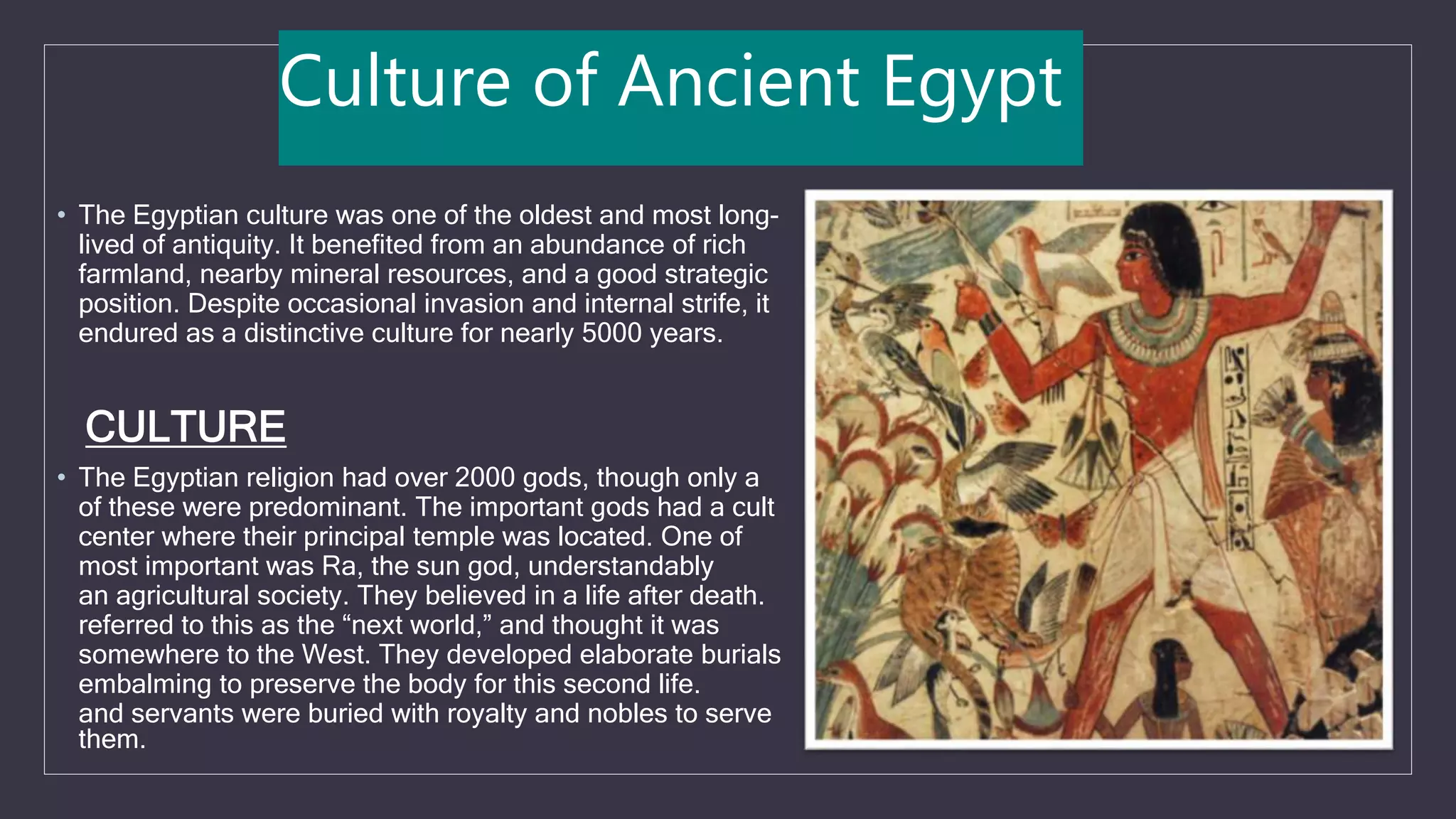 Culture of ancient civilizations | PPTX