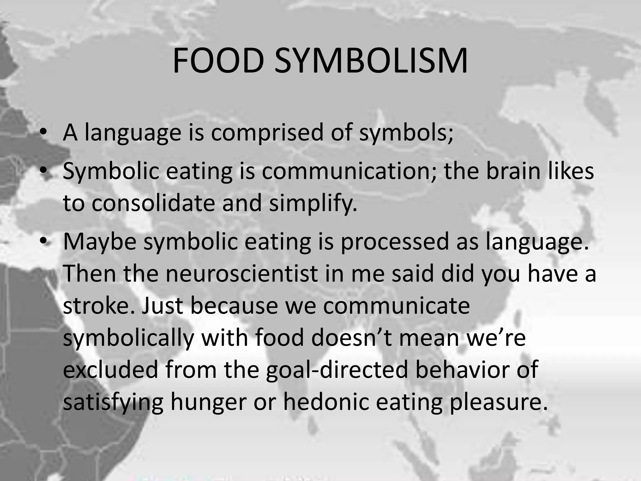 food and symbolism in south east asia ppt | PPTX