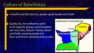 Culture of Balochistan.pptx Pakistan Culture Slides | PPT