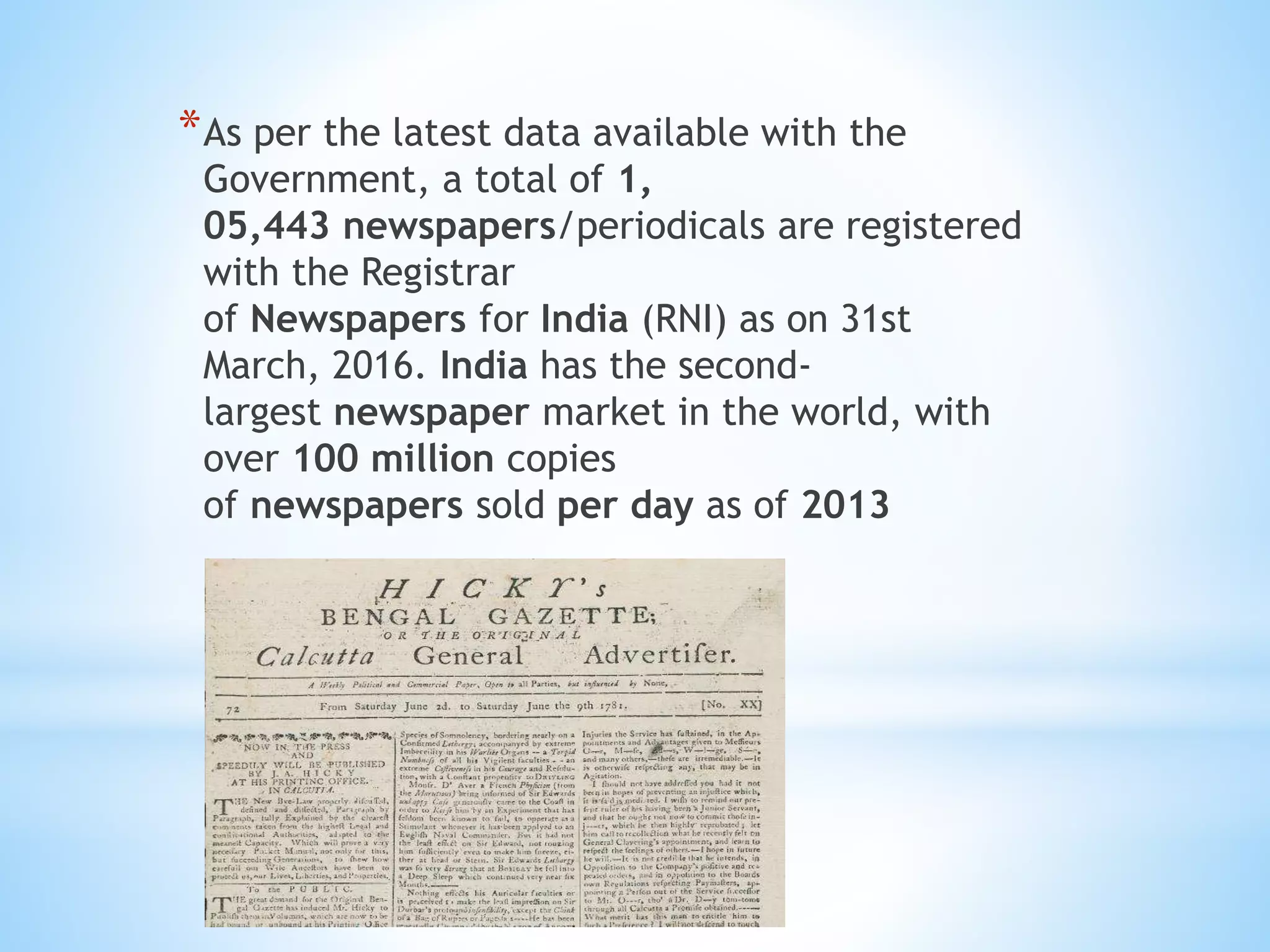 Culture of daily newspapers in india, how | PPTX