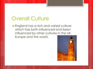 Culture of england | PPTX