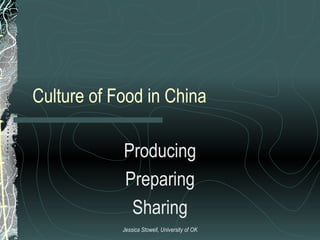 Culture Of Food In China | PPT