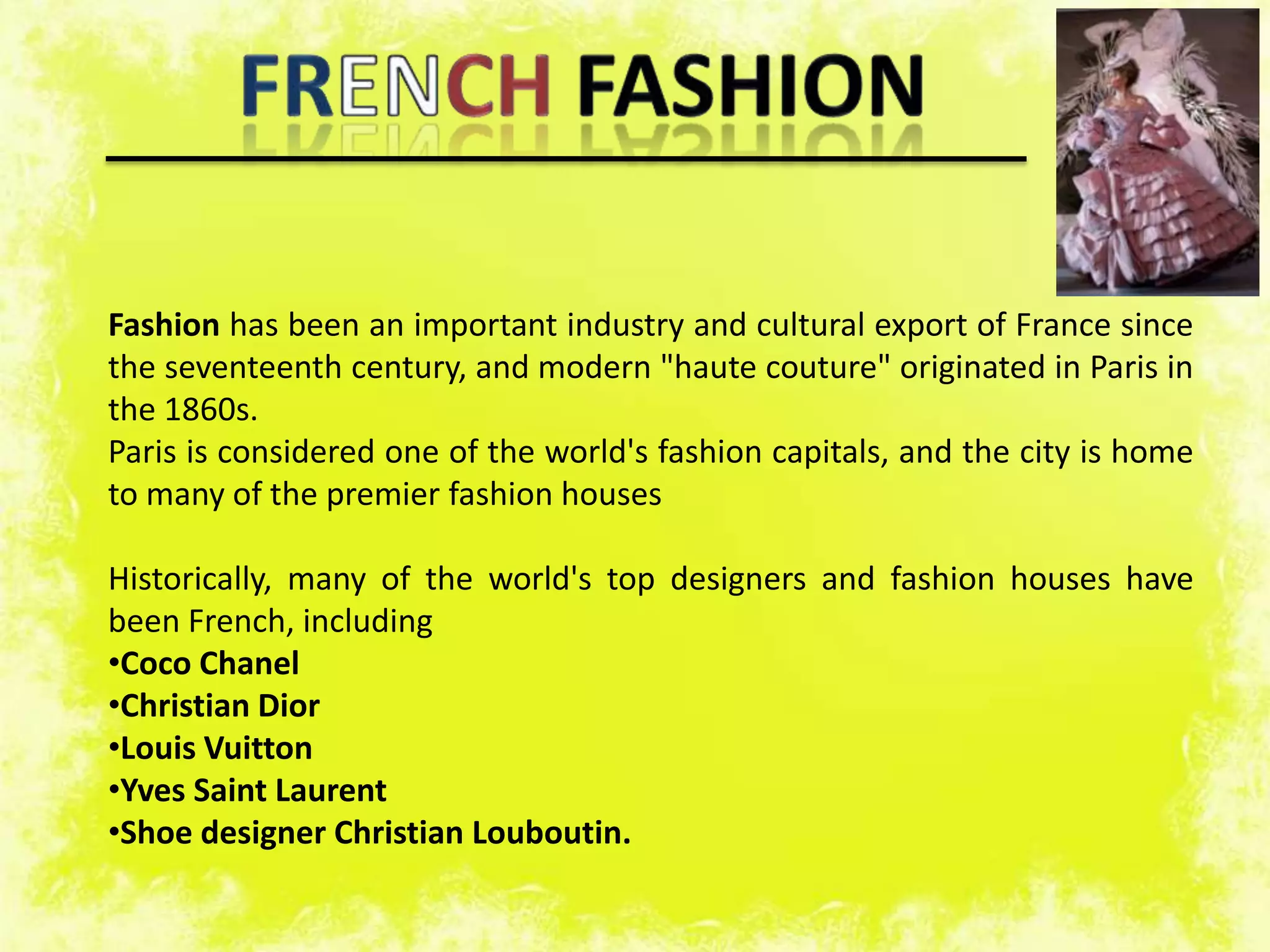 Culture Of France | PPTX