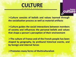Culture Of France | PPTX