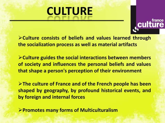 Culture Of France | PPTX