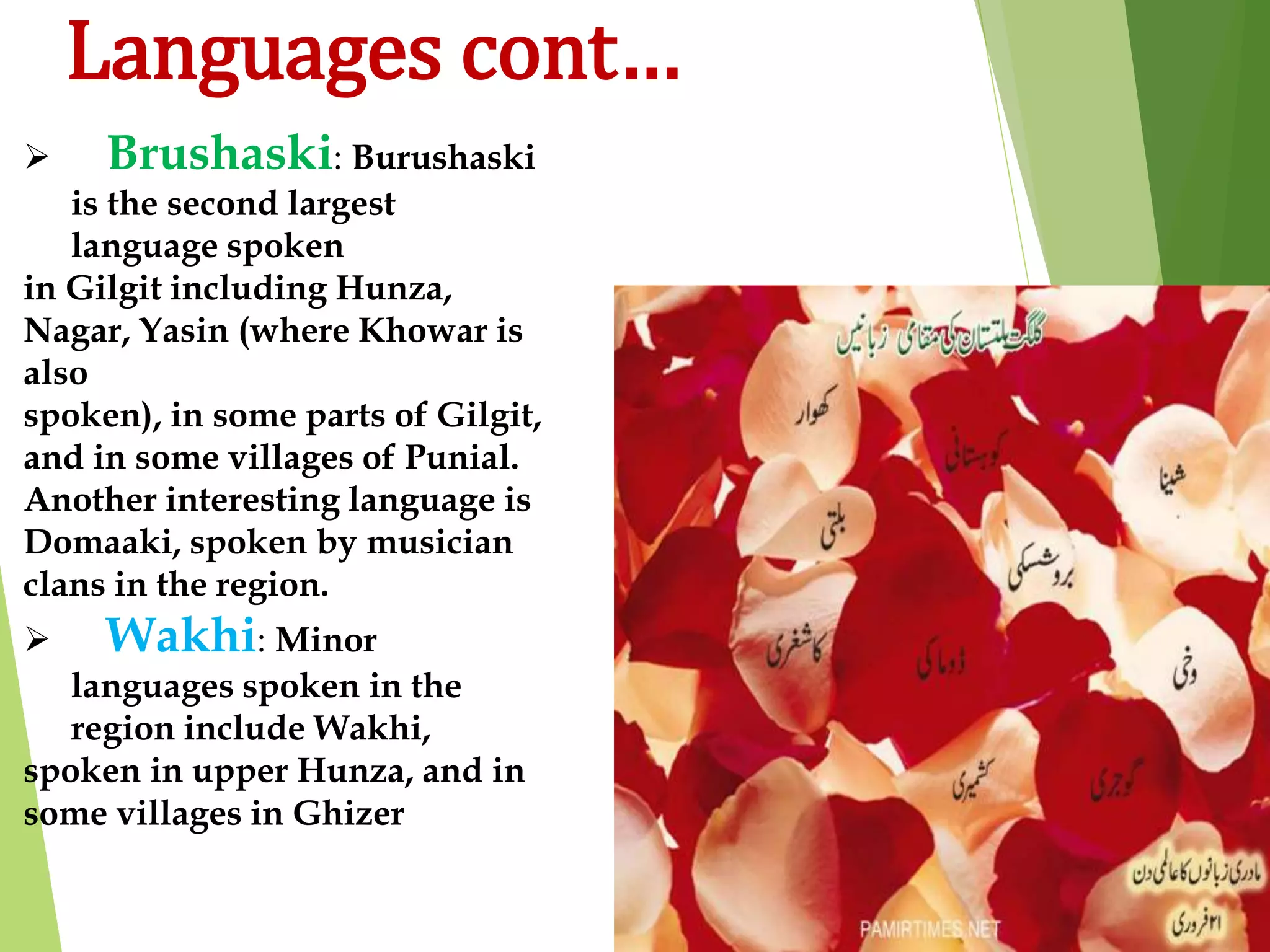 Culture of gilgit baltistan | PPTX