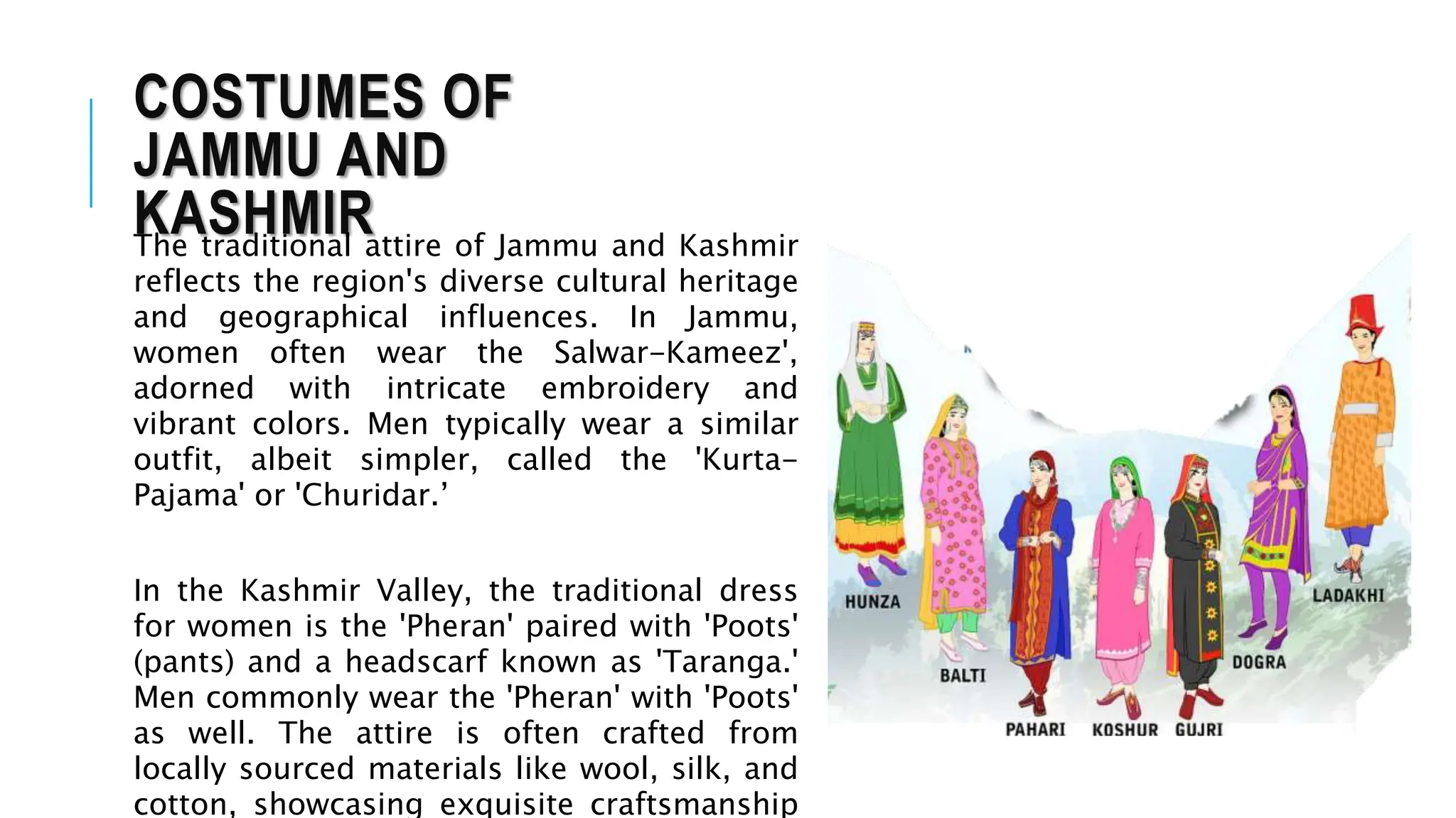Culture of Jammu and Kashmir Union Territory | PPTX