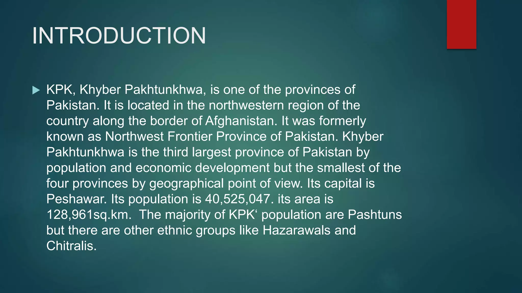 Culture of kpk | PPTX