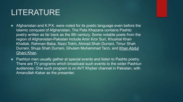 Culture of kpk | PPTX | Asia Travel | Travel Locations