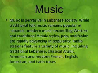 Culture of Lebanon | PPTX
