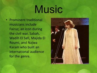Culture of Lebanon | PPTX