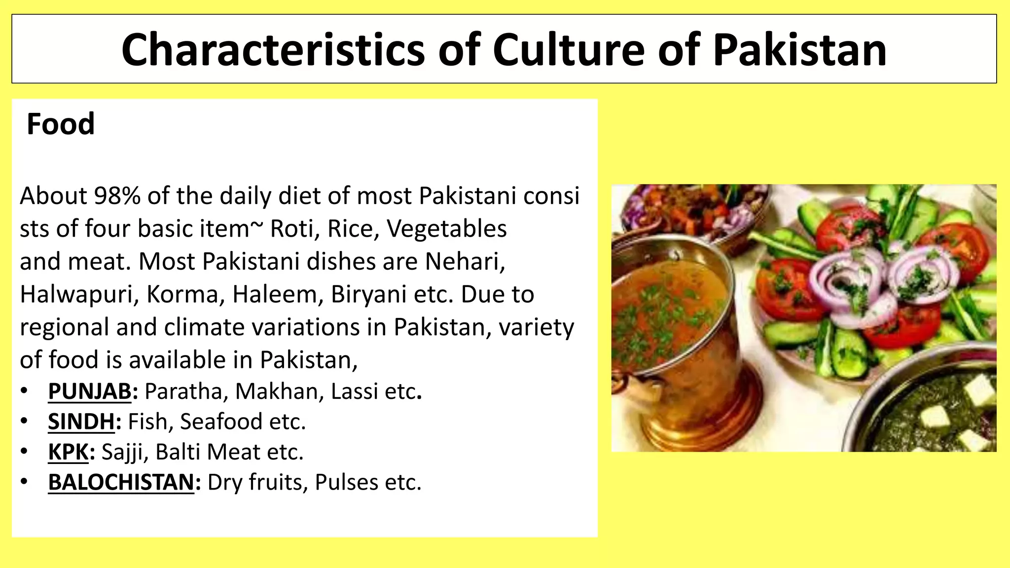 Culture of pakistan | PPTX