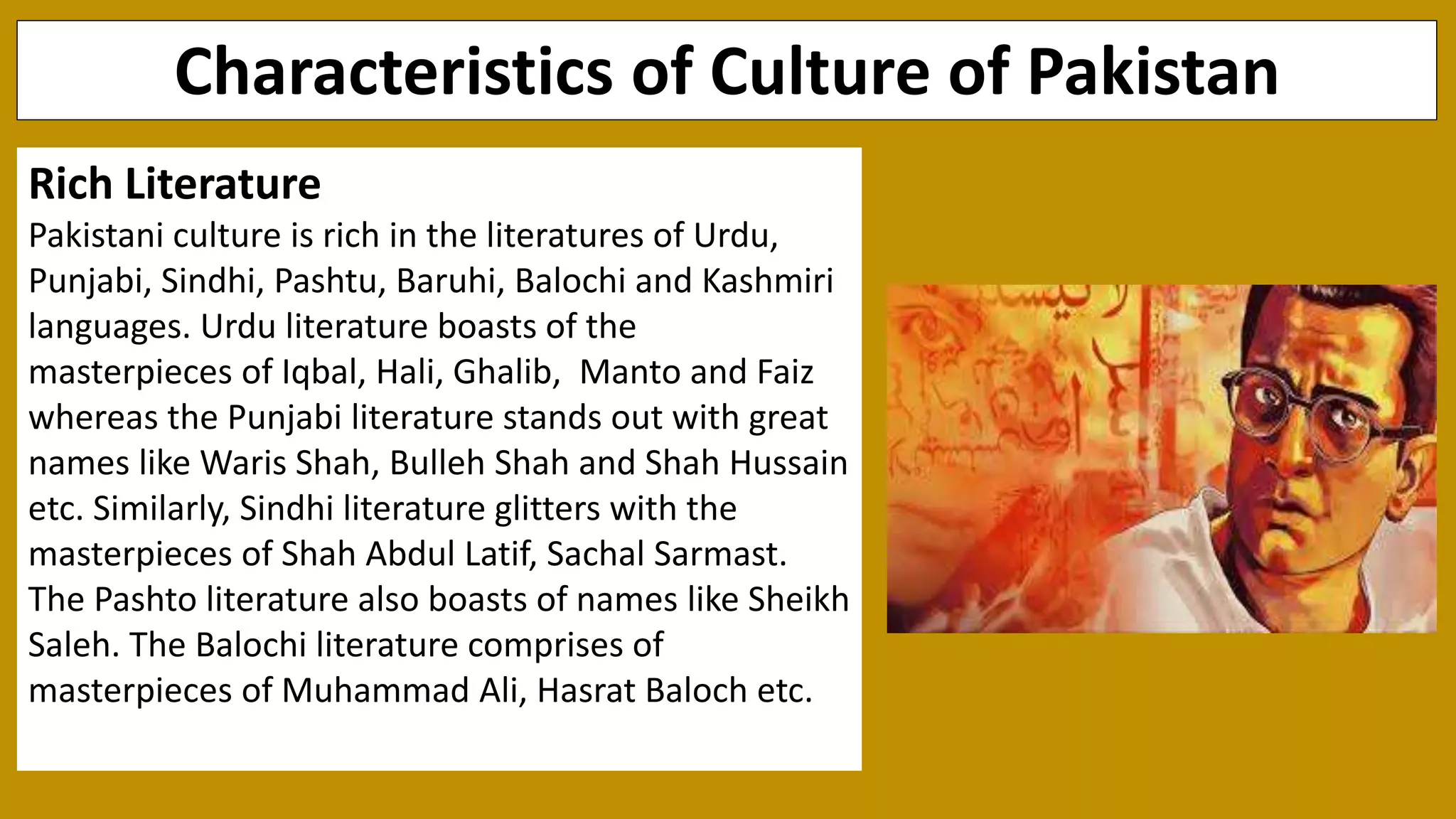 Culture of pakistan | PPTX