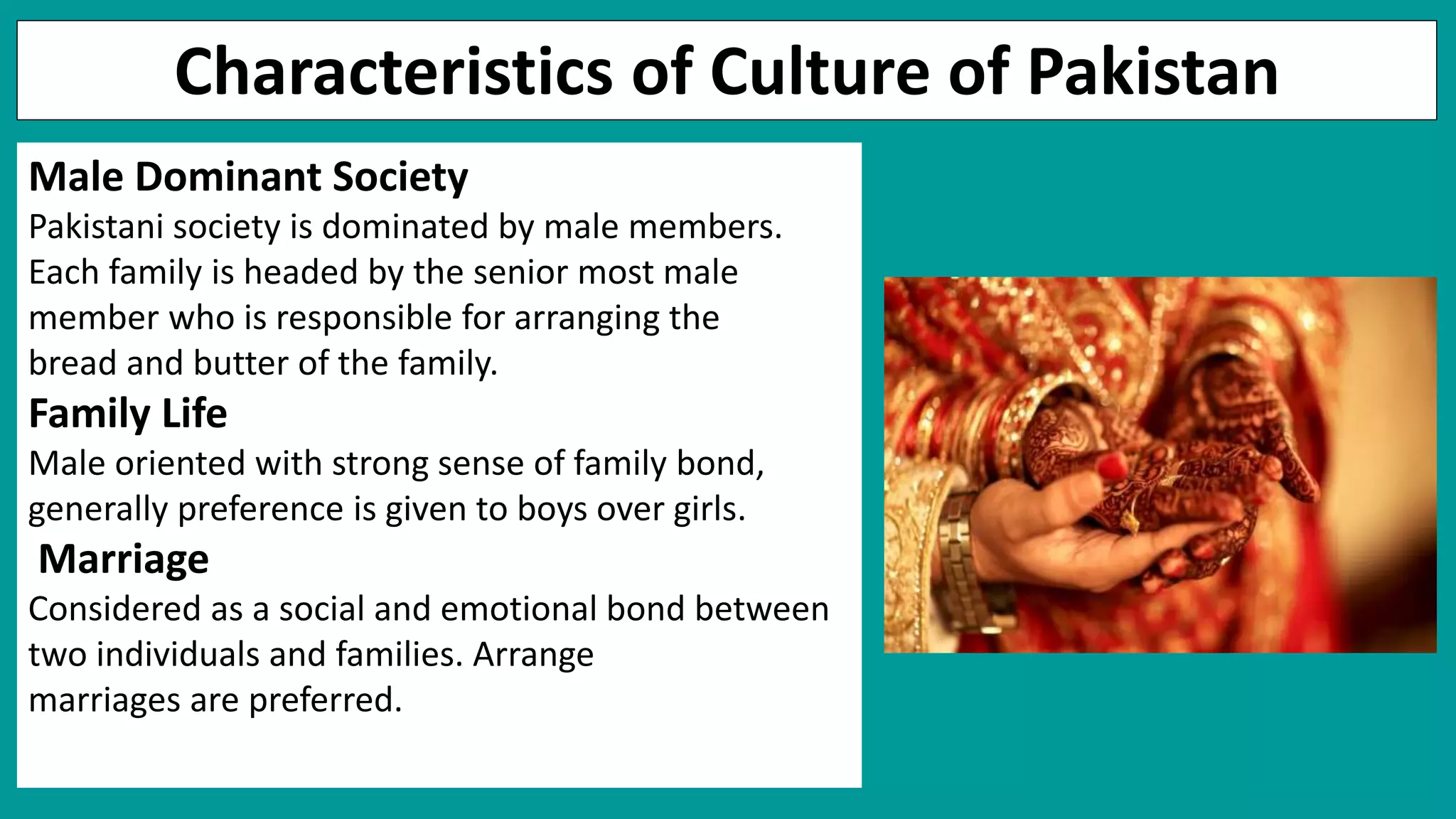 Culture of pakistan | PPTX