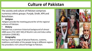 Culture of pakistan | PPTX