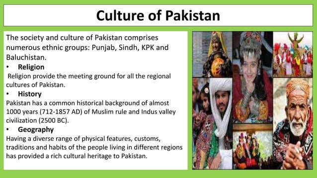 Culture of pakistan | PPTX | Islam | Religion & Spirituality