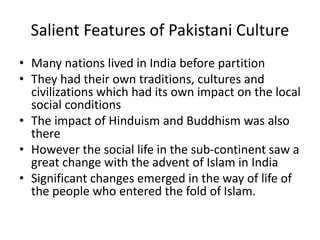 Culture of pakistan | PPTX