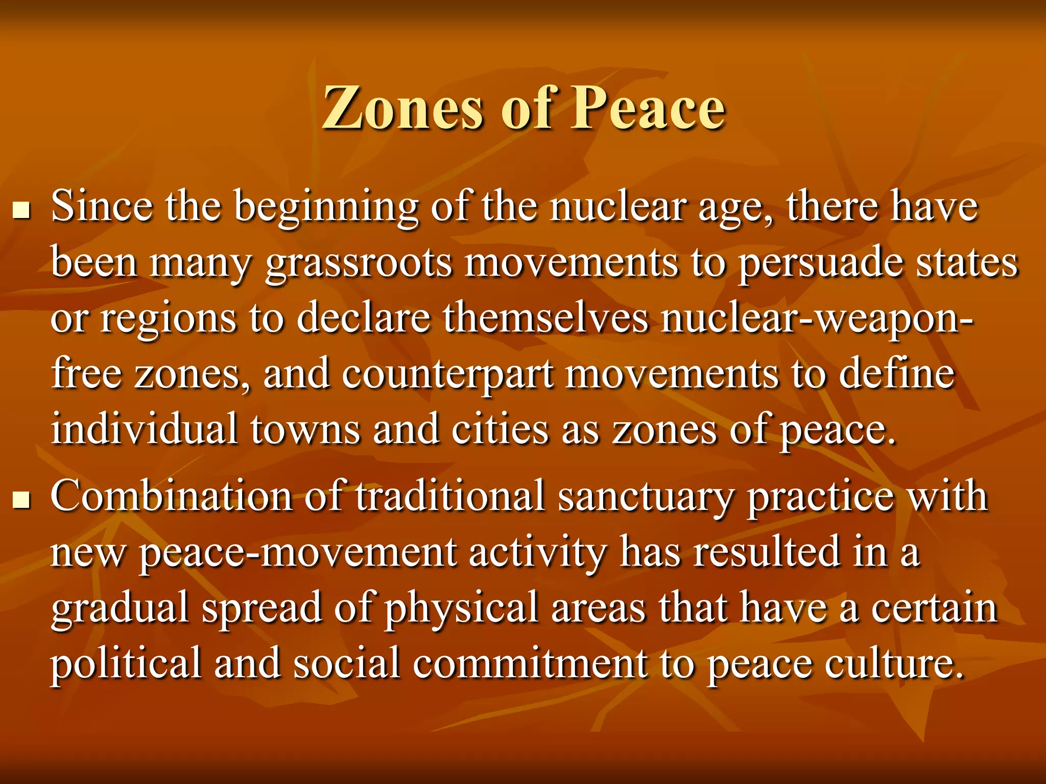 Culture of peace | PPTX