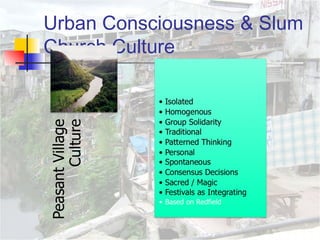 540-7 Culture of Poverty & the Urban Poor Church | PPT