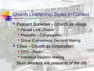 540-7 Culture of Poverty & the Urban Poor Church | PPT