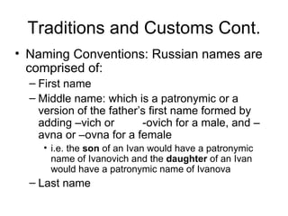 Culture of russia 7 elements | PPT | Religion & Spirituality