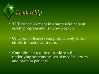 Culture of Safety CEO | PPT