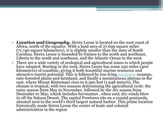 The Culture of Sierra Leone | PPTX