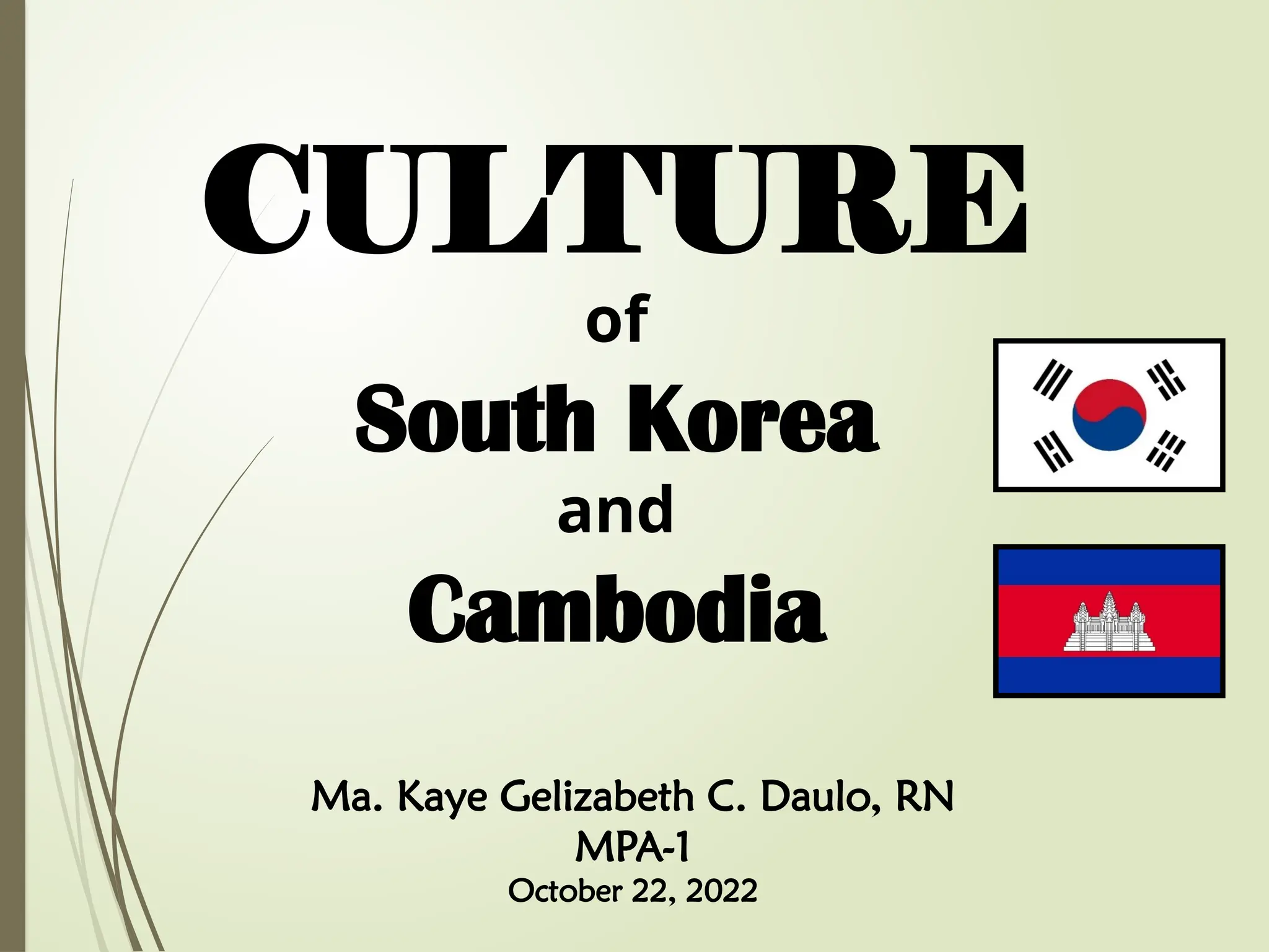 Culture of South Korea and Cambodia presentation | PPTX | Women\'s Clothing | Women\'s Fashion