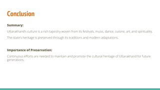 Culture of Uttarakhand and vibrant culture of Uttarakhand | PPTX