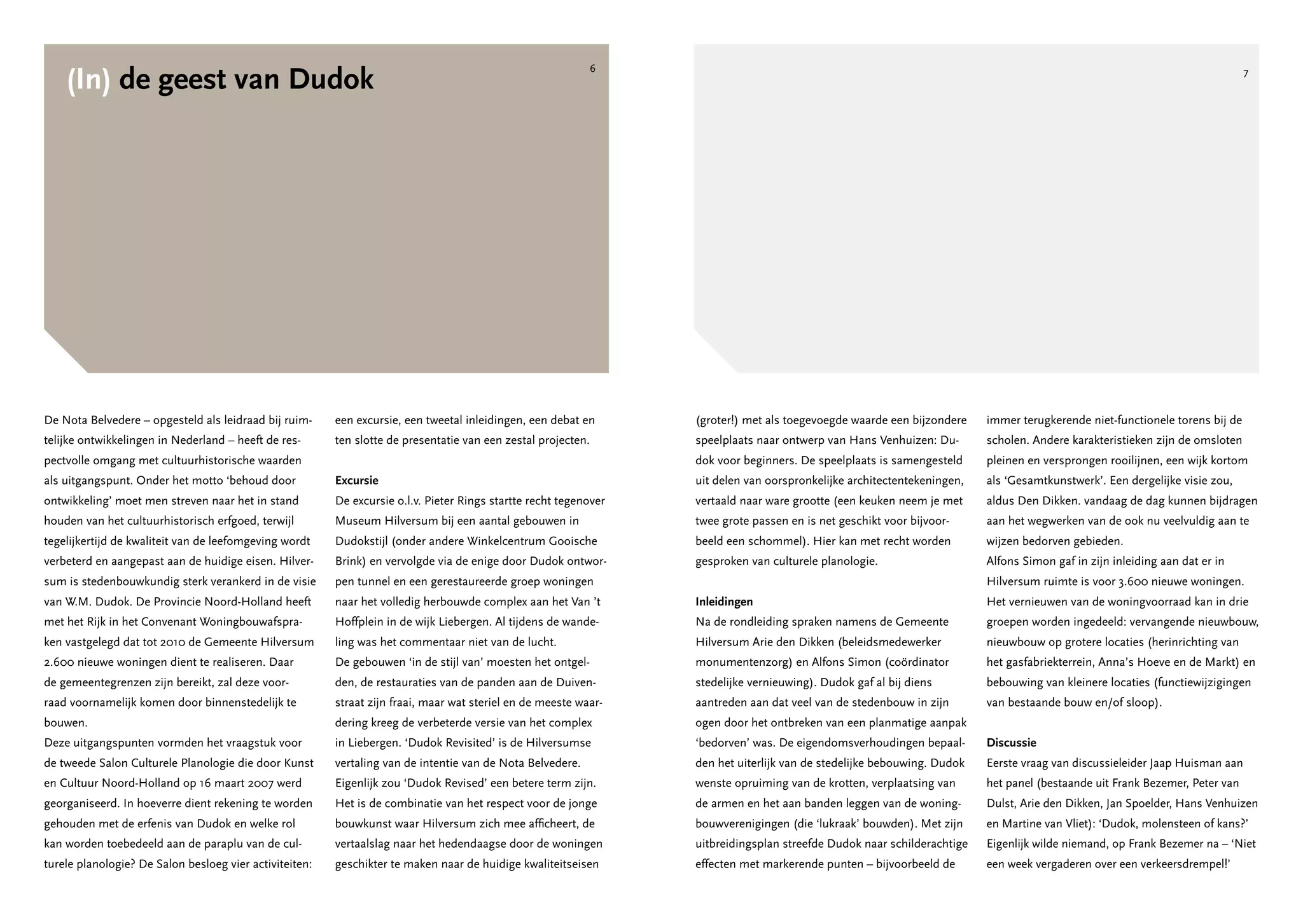 Culture Planologie Dudok Hilversum | PDF