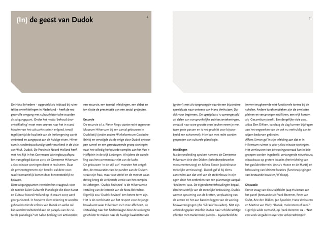 Culture Planologie Dudok Hilversum | PDF