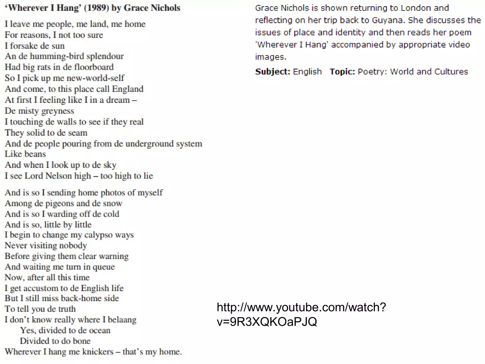 Culture & poetry | PPT